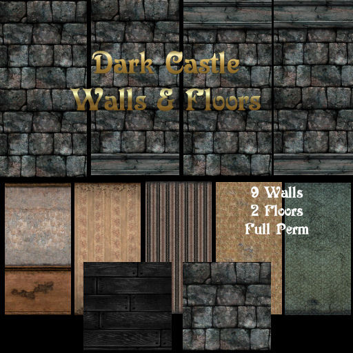Second Life Marketplace - ~TJ~ Dark Castle Walls & Floors